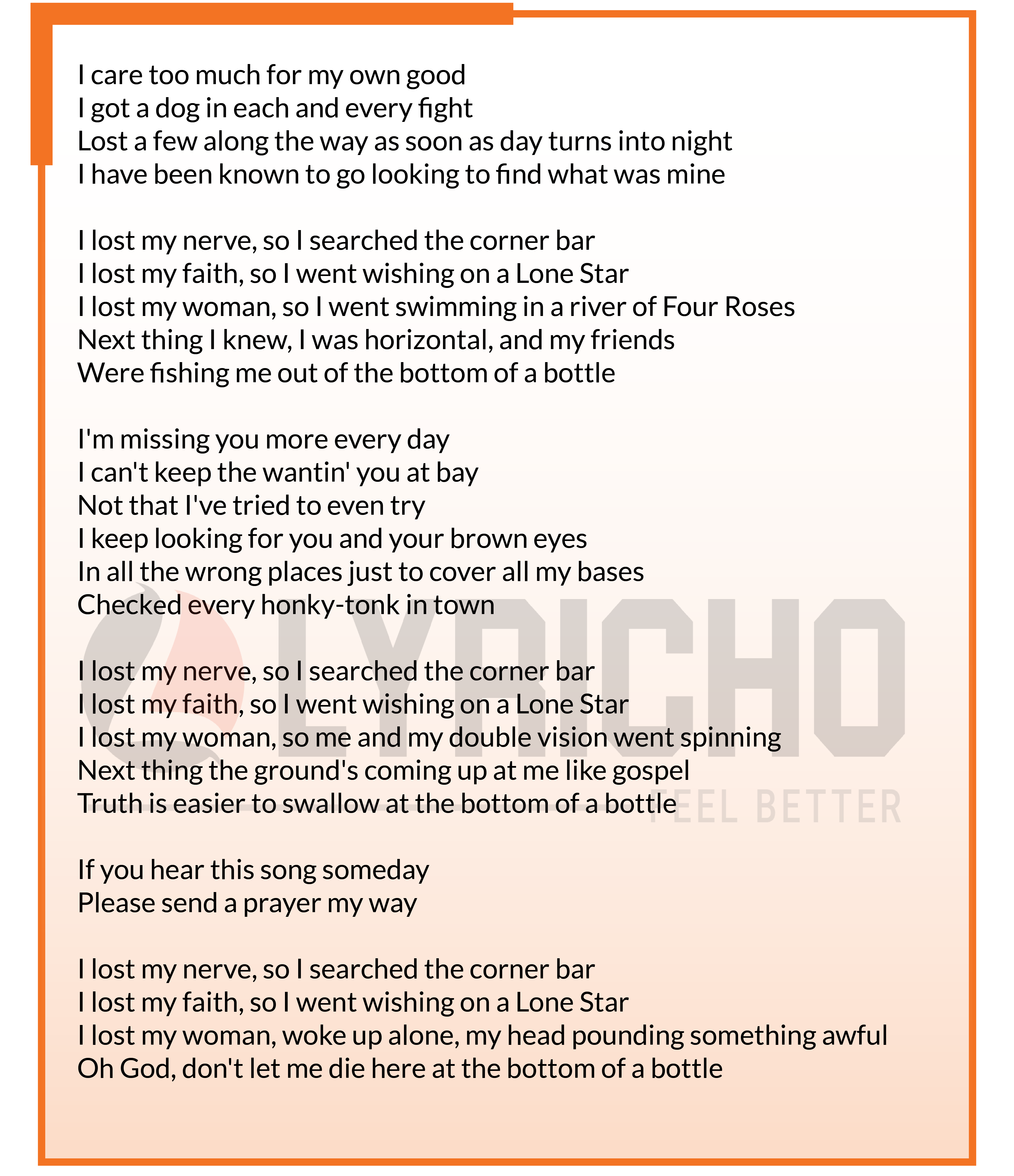 Bottom of a Bottle - Julien Baker & Torres Song Lyrics | Bottom of a ...